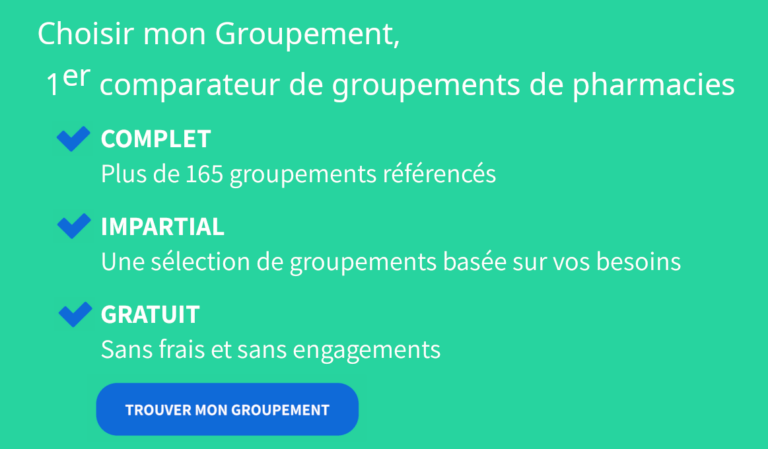 Annuaire & Comparateur des groupements de pharmacies - Choisir mon Groupement